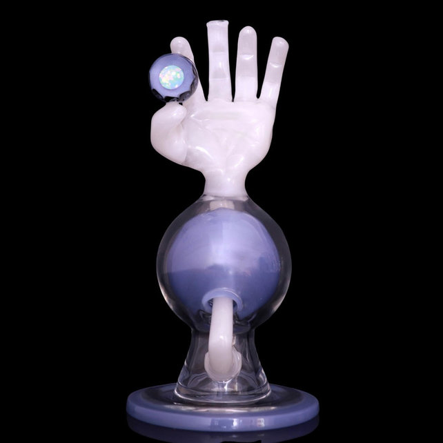 Casta Glass Ball Rig – White Satin & Blue Satin made by @greasyglass ...